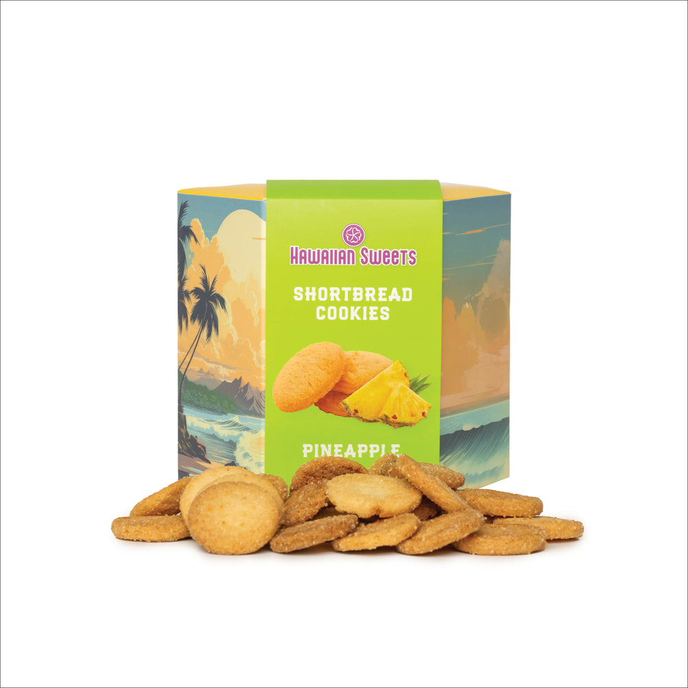 Pineapple Shortbread Cookies | Hawaii Shortbread Cookies