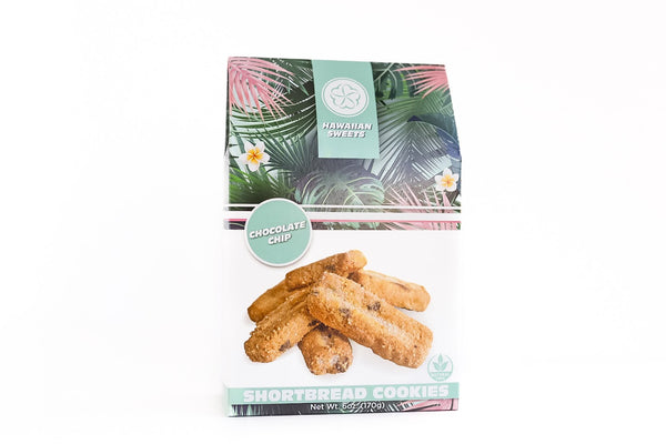 CHOCOLATE CHIP SHORTBREAD COOKIES HAWAIIAN SWEETS MAUI HAWAII